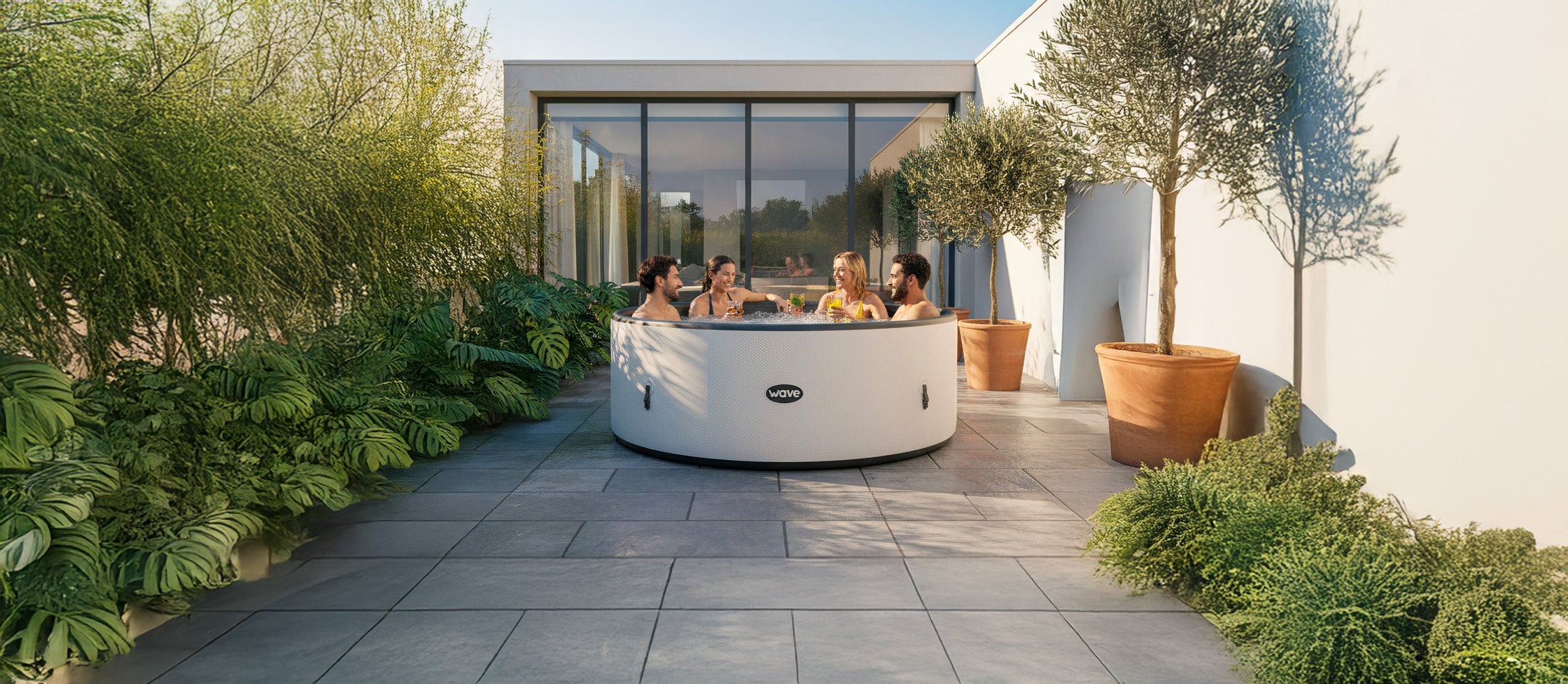 Sale | Rigid Foam Hot Tubs & Inflatable Hot Tubs | Wave Spas USA