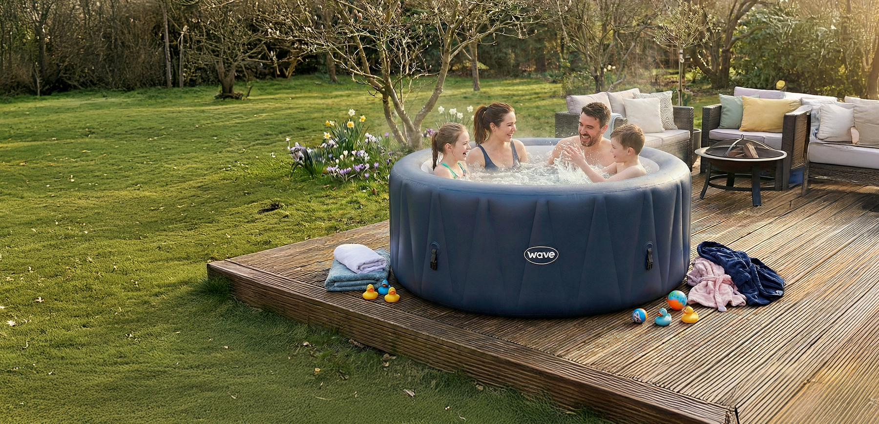 Inflatable Hot Tubs | Rigid Eco Foam Hot Tubs | Wave Spas USA