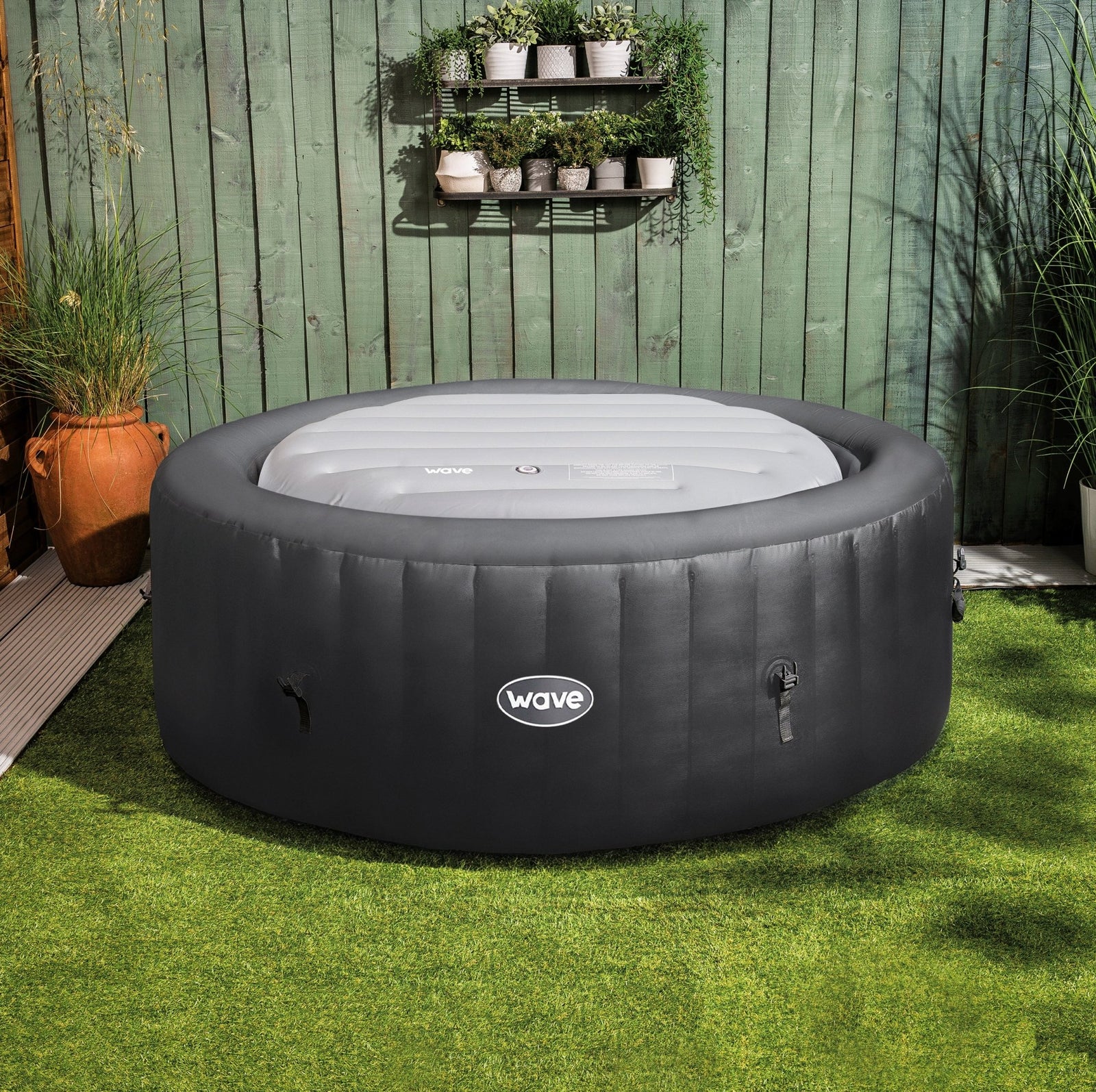 Inflatable Hot Tub Cover - Atlantic 4/6 Person Hot Tubs | Wave Spas ...