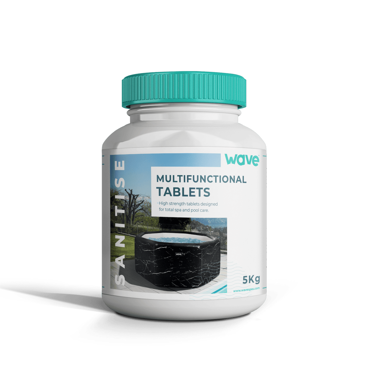 Hot Tub Multifunctional Chlorine Tablets 5KG | Wave Spas – Wave Spas USA